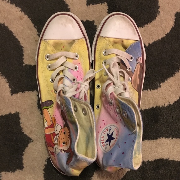 Converse | Shoes | Totoro Custom Made Authentic Converse Uk 8 | Poshmark